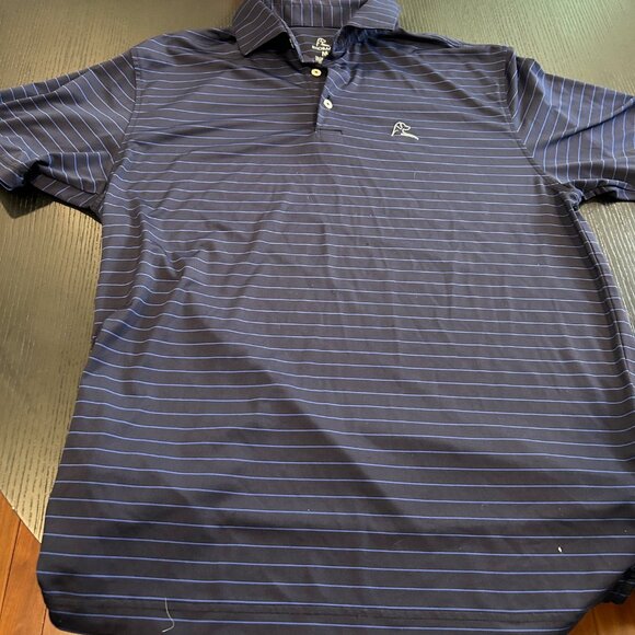 Rhoback | Shirts | Rhoback Black And Blue Stripes M | Poshmark
